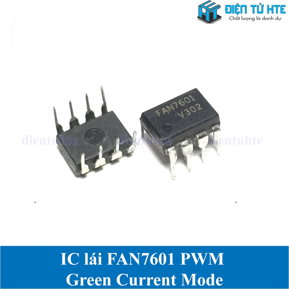 IC điều khiển PWM Green Current Mode 8 chân FAN7601 | Điện Tử HTE
