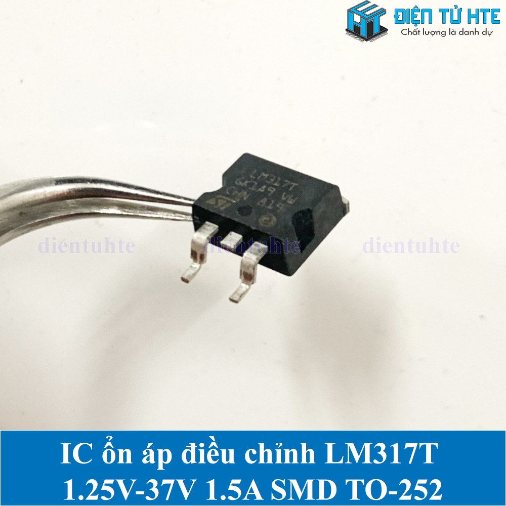 IC ổn áp điều chỉnh LM317 LM317T 1.25V-37V 1.5A SMD TO-252 chính hãng ...