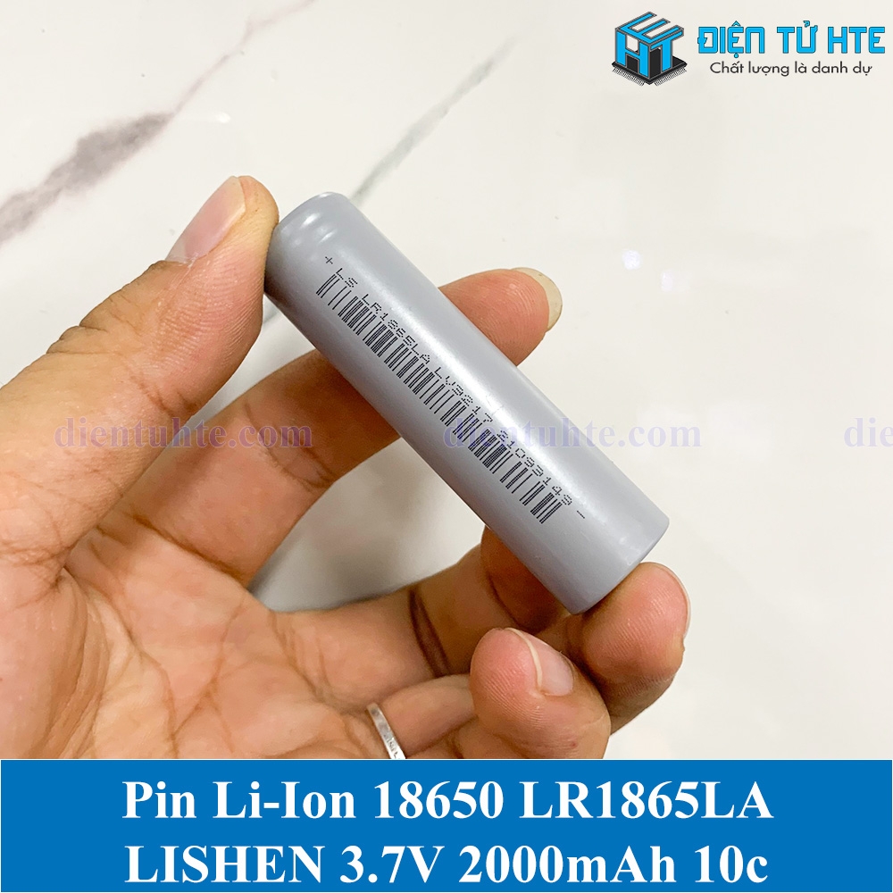 Pin Lithium Ion LS LR1865LA 18650 2000mAh xả 10c Xám chính hãng LISHEN ...