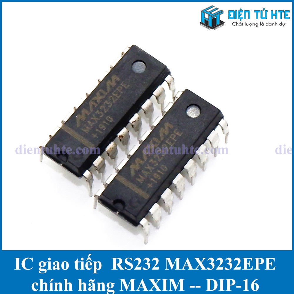 IC giao tiếp RS232 MAX3232CPE MAX3232EPE DIP-16 chính hãng MAXIM | Điện ...