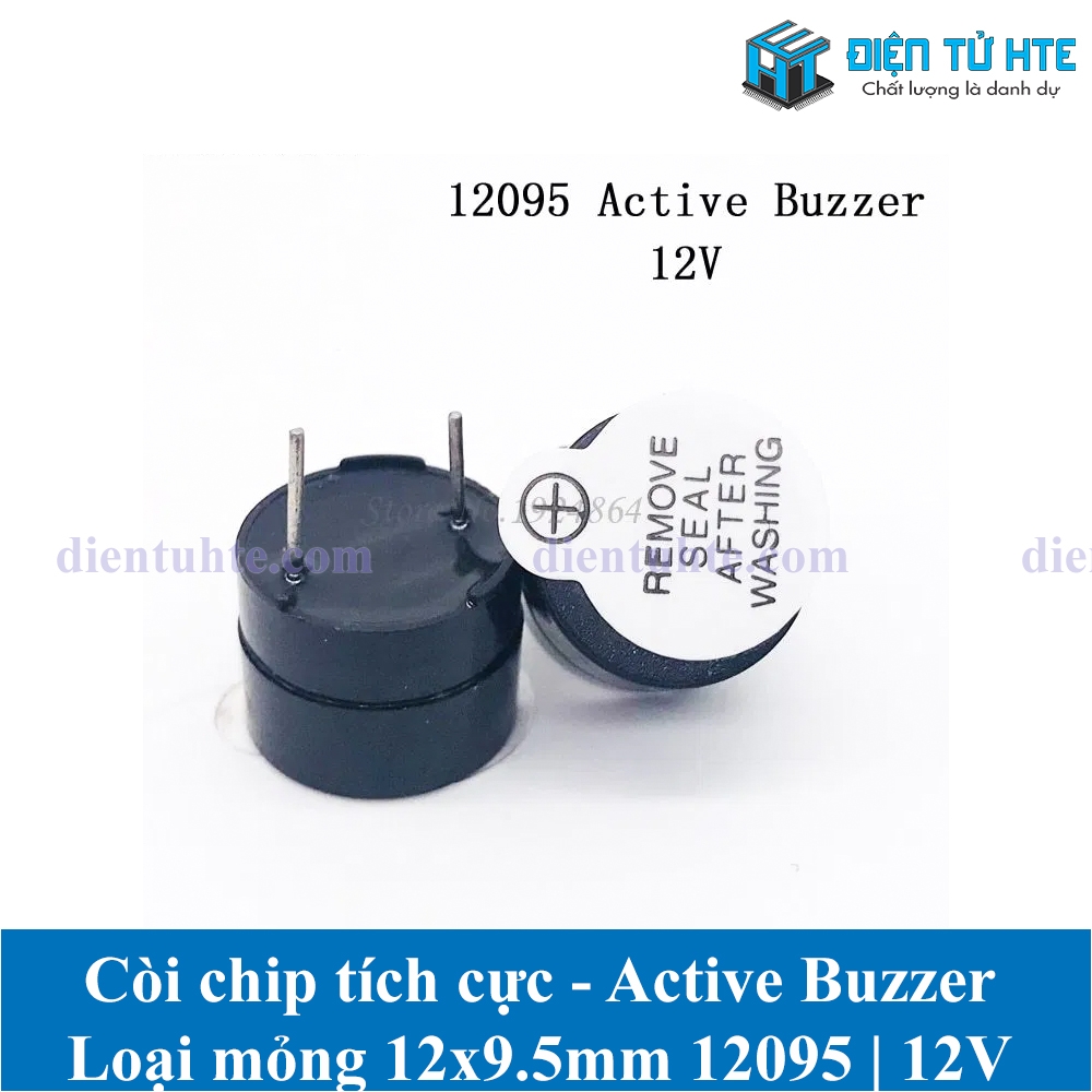 Còi chip tích cực Active Buzzer 12095 12x9.5mm TMB | Điện Tử HTE