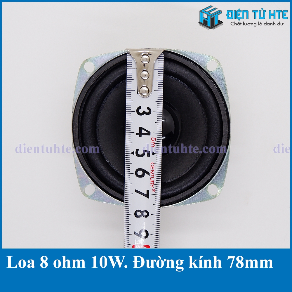 Loa 3 inch 10W 8 ohm 78mm x 78mm | Điện Tử HTE