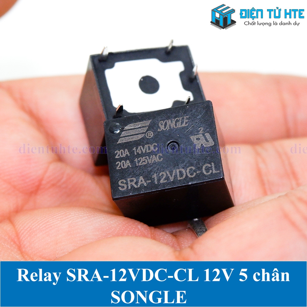 Relay SRA-12VDC-CL 12V 5 chân chính hãng SONGLE | Điện Tử HTE