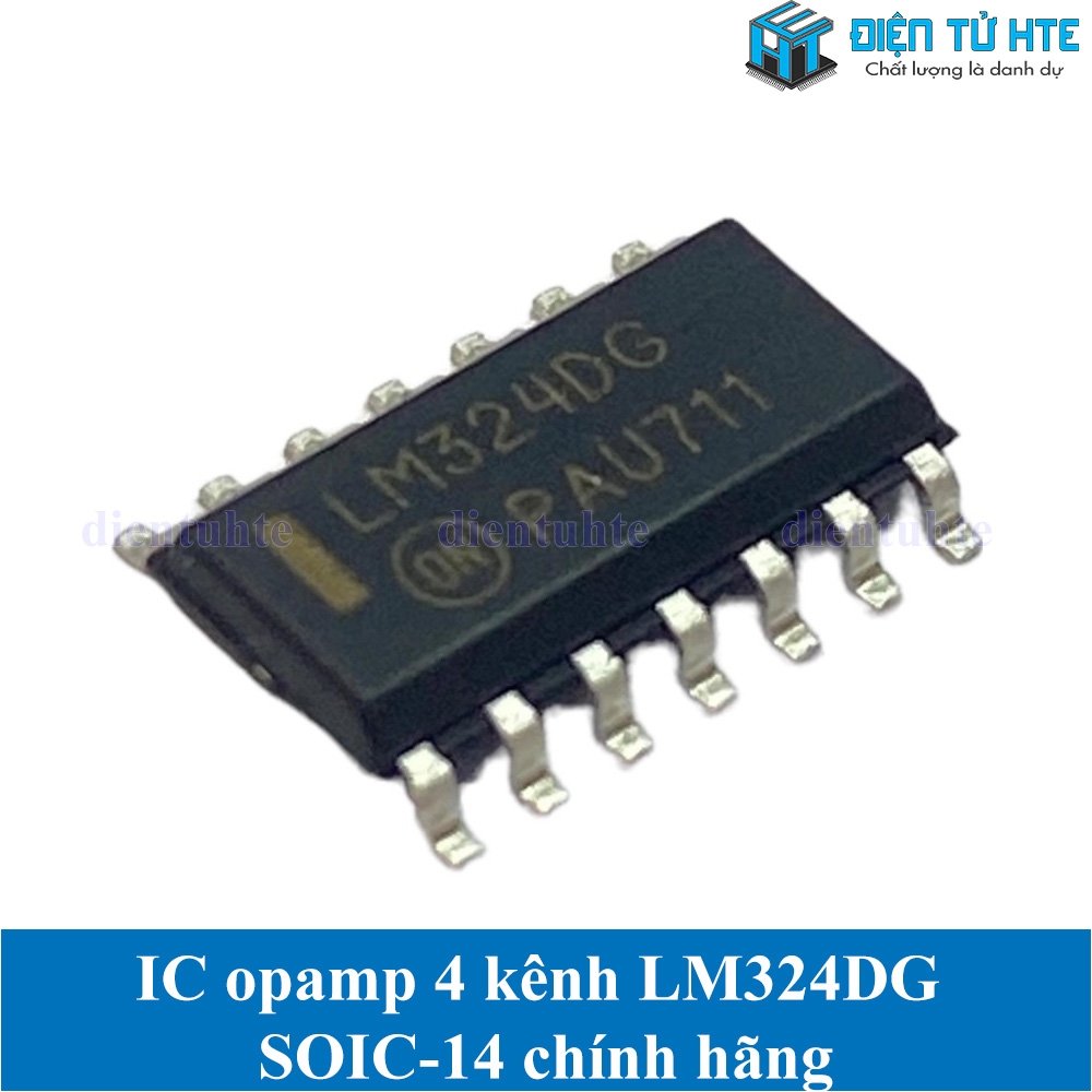 IC opamp 4 kênh LM324D LM324DG SOP-14 chính hãng | Điện Tử HTE