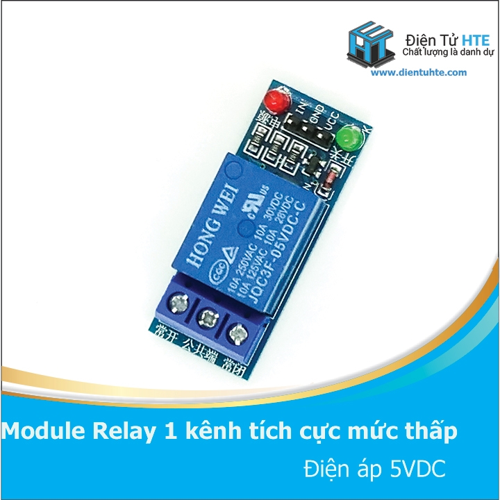 Module Relay 1 kênh mức thấp | Điện Tử HTE