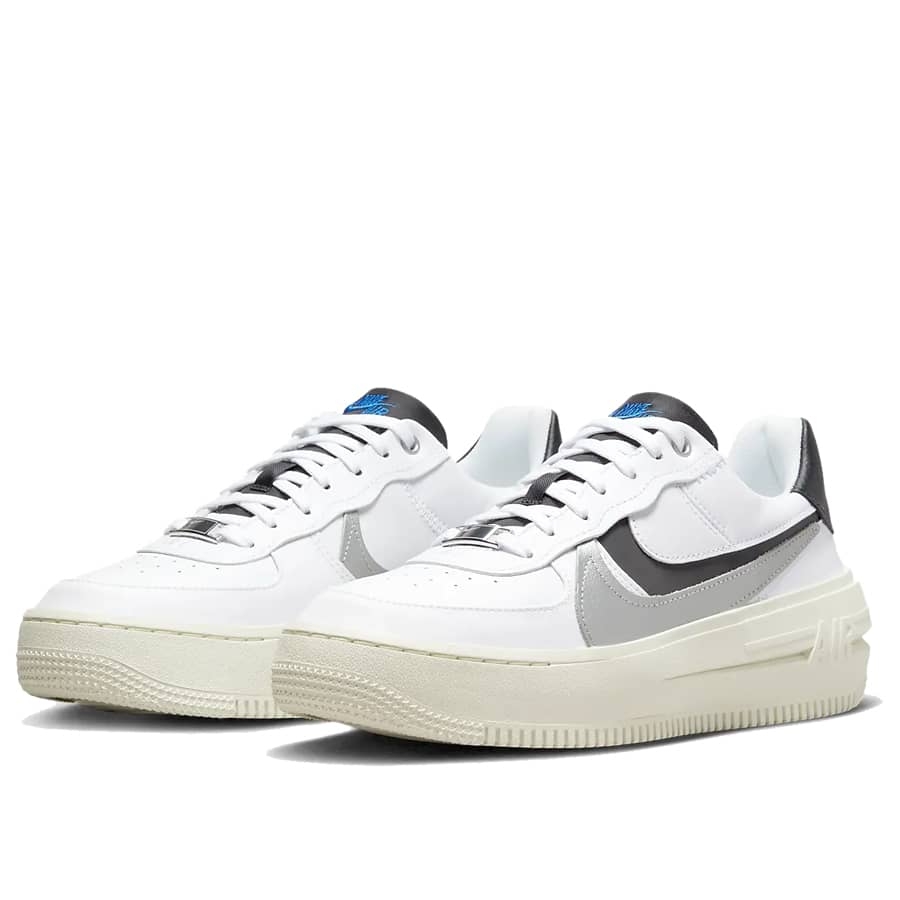 Nike AF1 Platform White Metallic Silver Black | DX3199-100