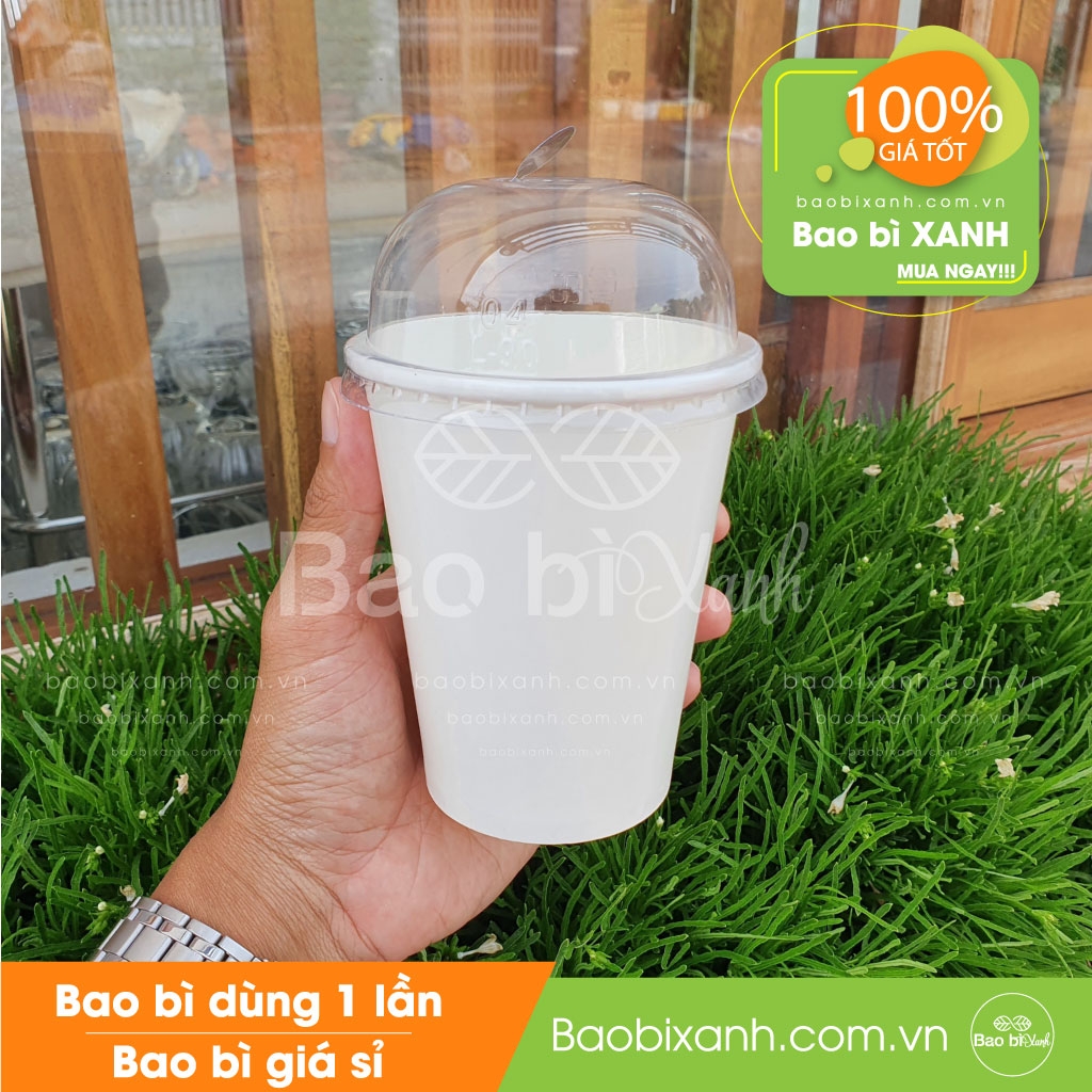 Ly giấy 12oz - 360ml đựng cafe (Nóng - Lạnh) | ®Bao bì XANH