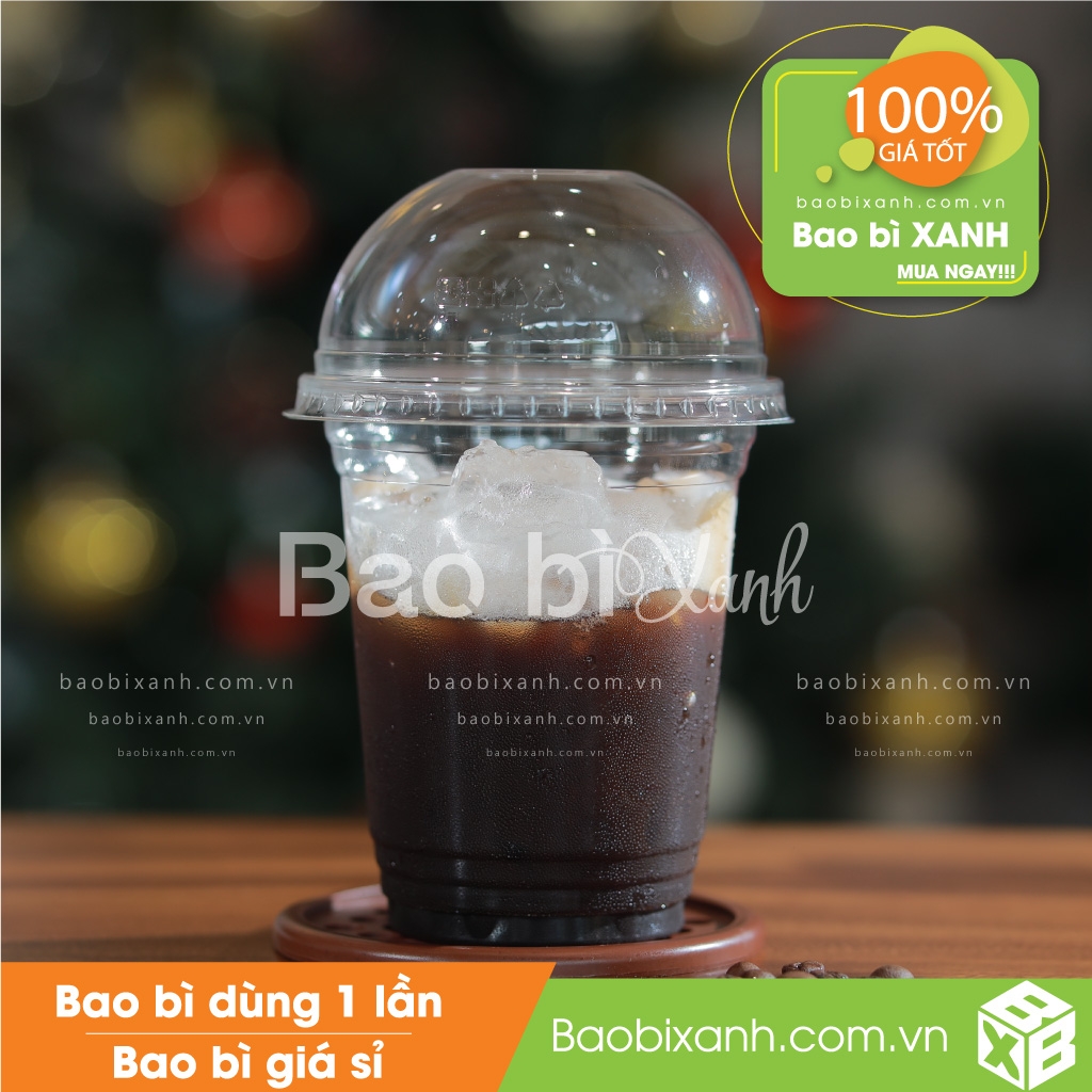 Ly nhựa pet 360ml - 12oz (Ø93mm) đựng cafe take away