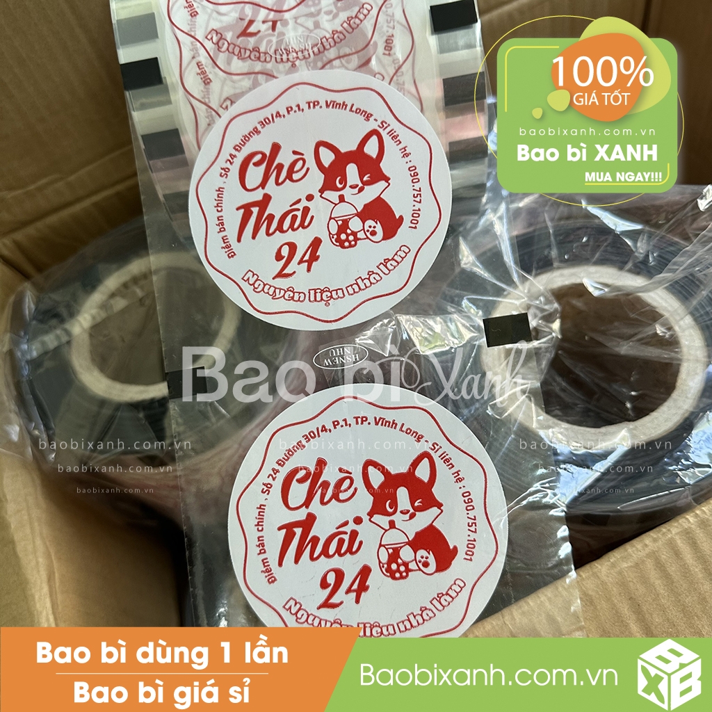Cuộn màng ép Chè Thái 24