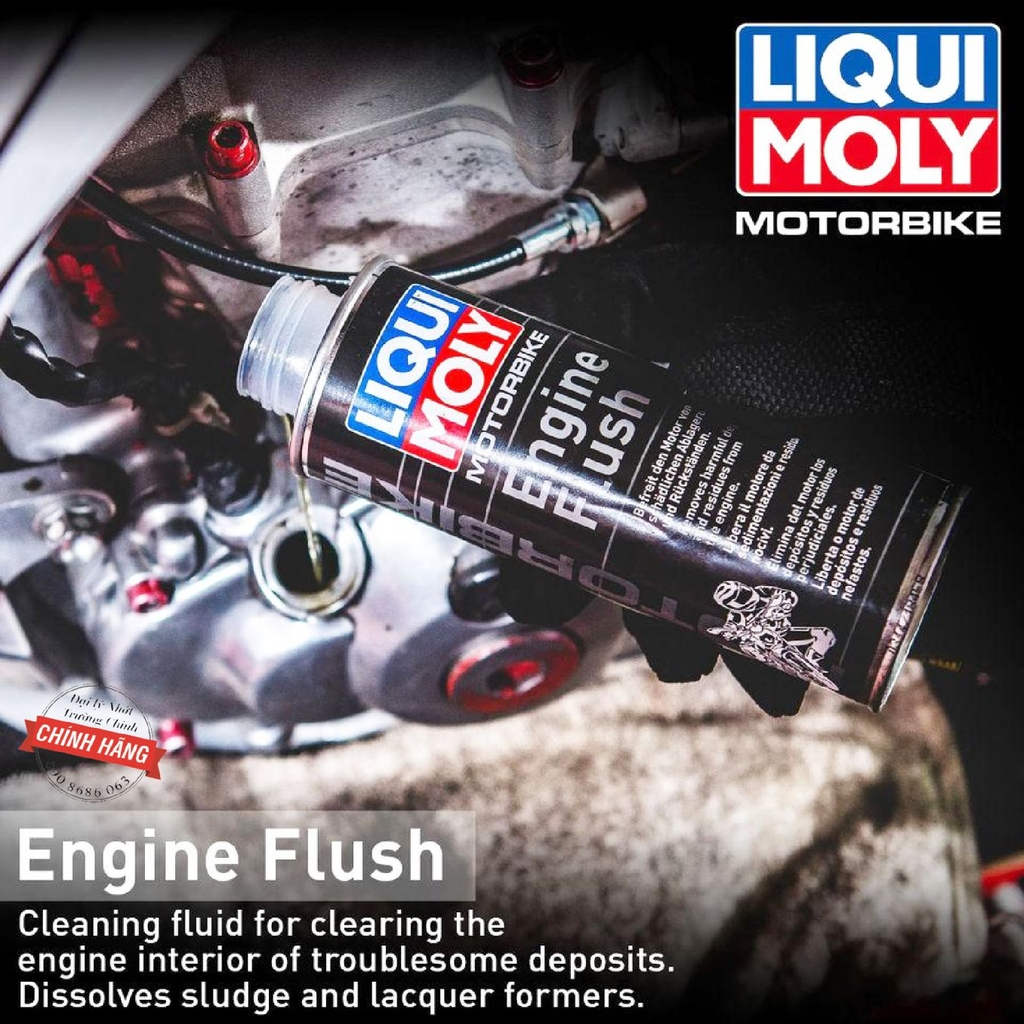 Chai súc động cơ Liqui Moly Engine Flush 250ML Dầu nhớt Trường Chinh