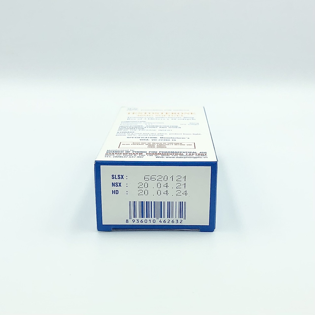 THUỐC TESTOSTERONE 40MG SOFTGEL - USARICHPHARMA