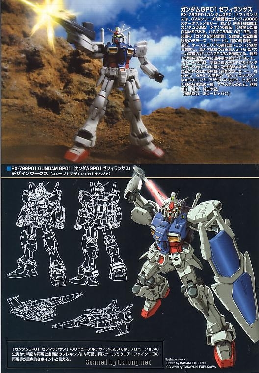 Mô Hình Gundam Bandai HG 013 RX-78 GP01 Gundam Zephyranthes 1/144 UC Gundam 0083 [GDB] [BHG]