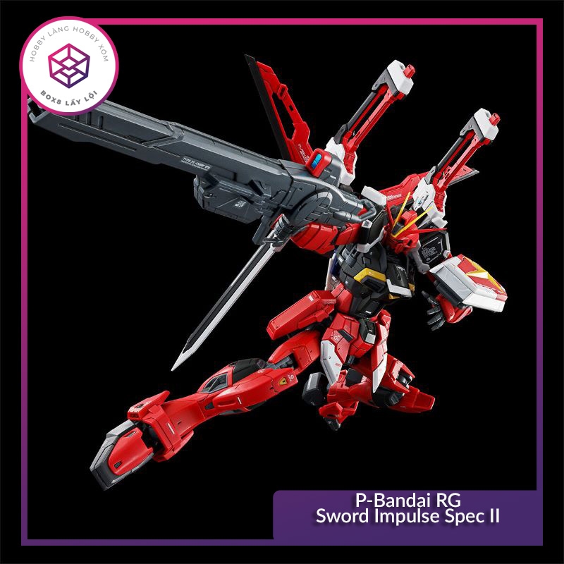 Mô hình Gundam P-Bandai RG Sword Impulse Spec II 1/144