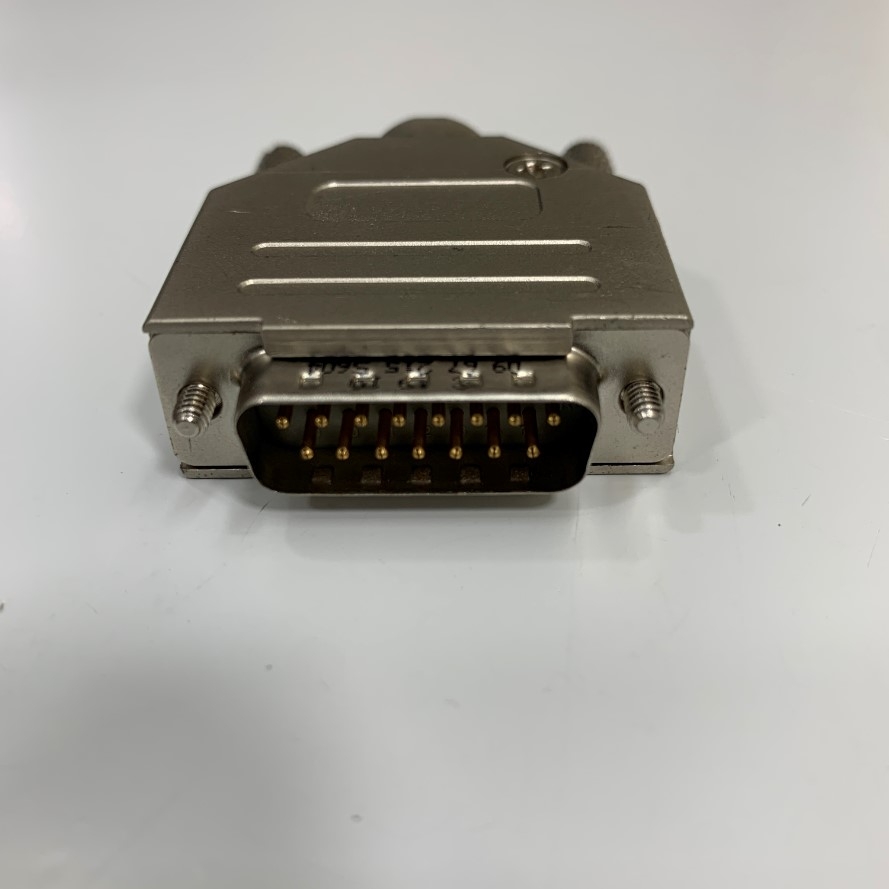 Đầu Jack Hàn HARTING D-Sub DB15 Male Metal Shielded Connector Gold ...