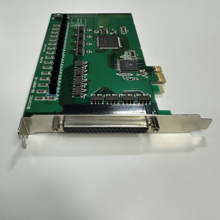 CONTEC DIO-1616RY-PE No.7428 Digital I/O Connector DB37 Pin PCI Express Board Card 16ch/16ch in ...