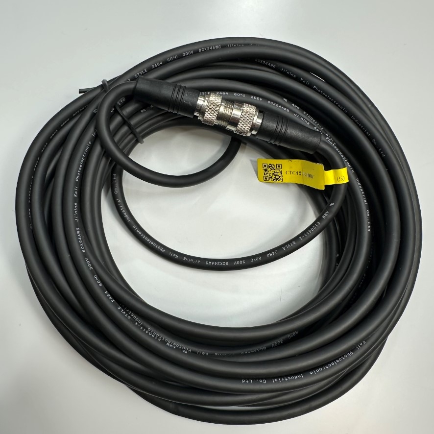 Cáp 10M 33ft SDKELI CTC4X2S100C Extension Shielded Cable Connector M12 ...