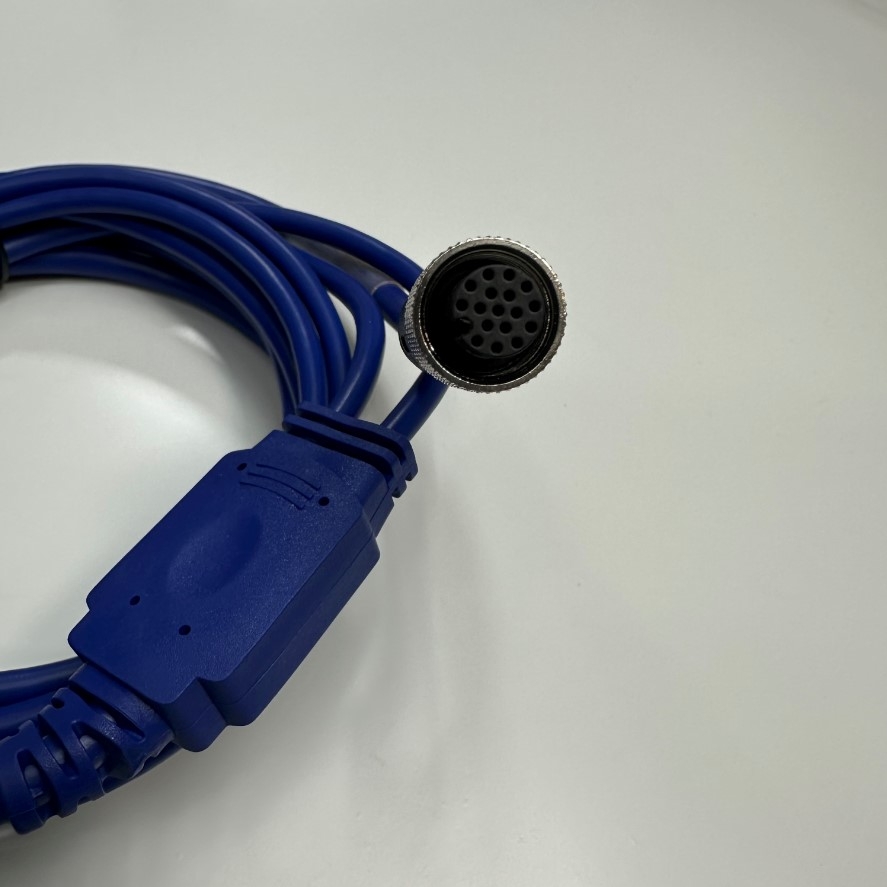 Cáp 2M 6.5ft Datalogic PW-CAB-M120-RS232&TRIG Cable M12 17 Pin A-Code ...