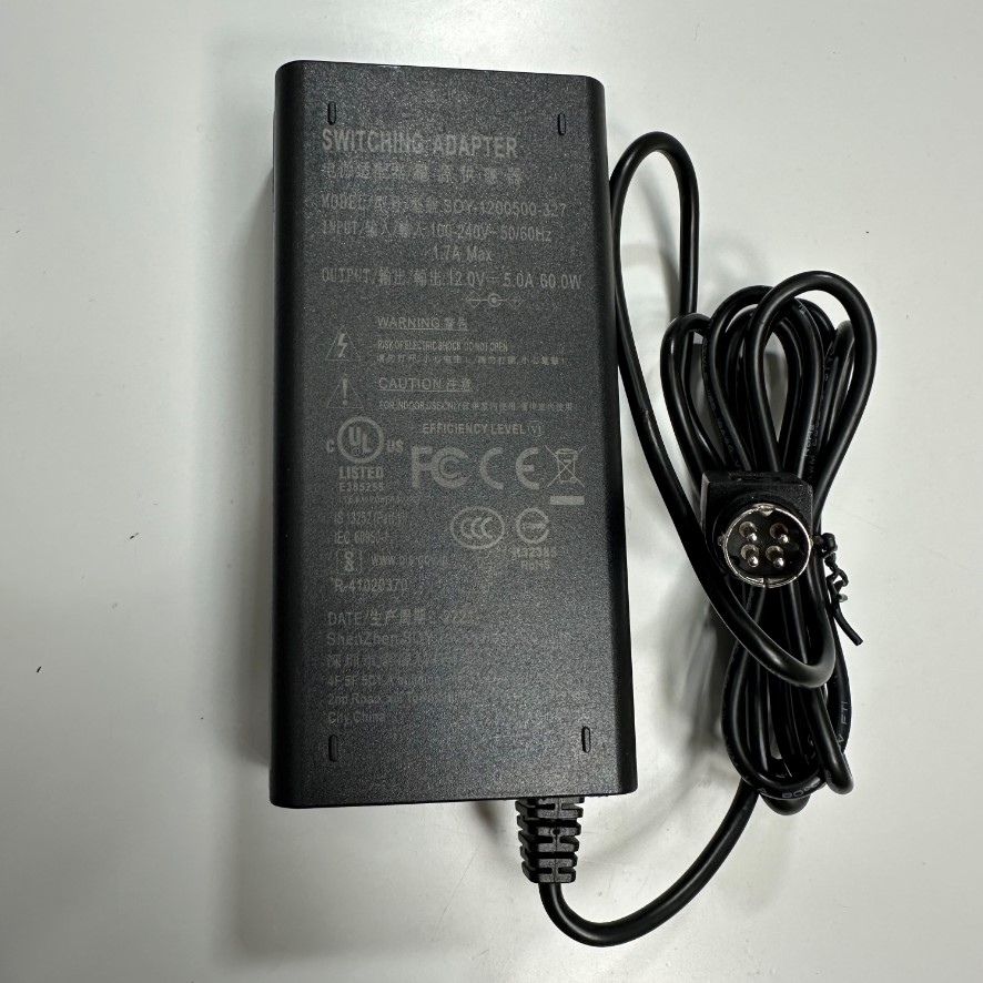 Adapter 12V 5A 60W SOY OEM Thay Thế GVE GM60-120500-F 12V 5A 60W ...