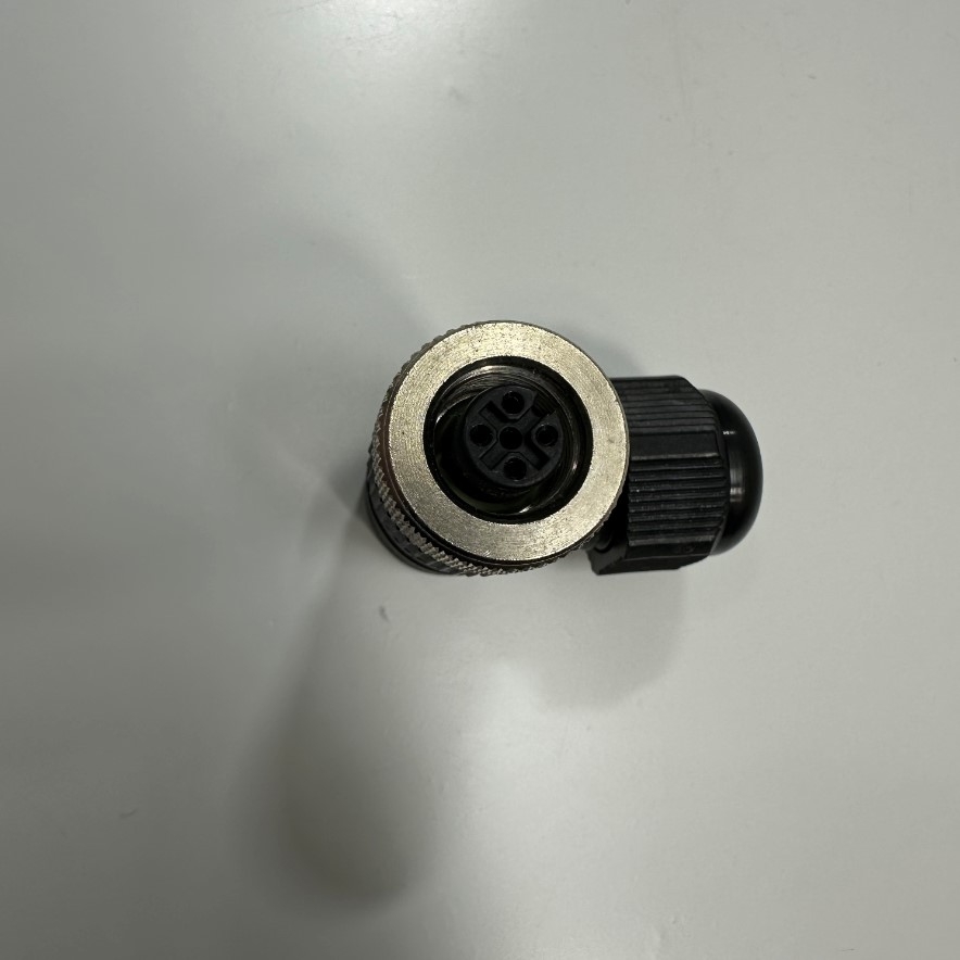 Đầu Jack Lumberg Automation RKCW 4/9 Connector M12 A-Coded 4 Pin Female ...