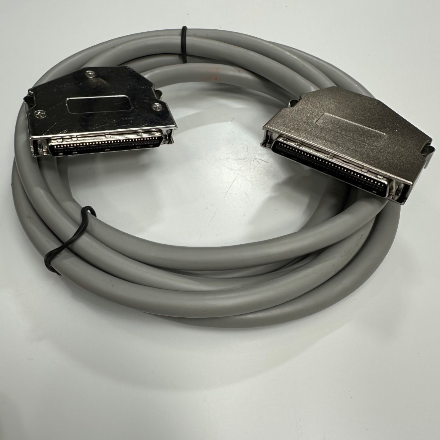 Cáp 2.1M 7ft Connector SCSI MDR 68 Pin Male to Male Pitch 1.27mm with ...