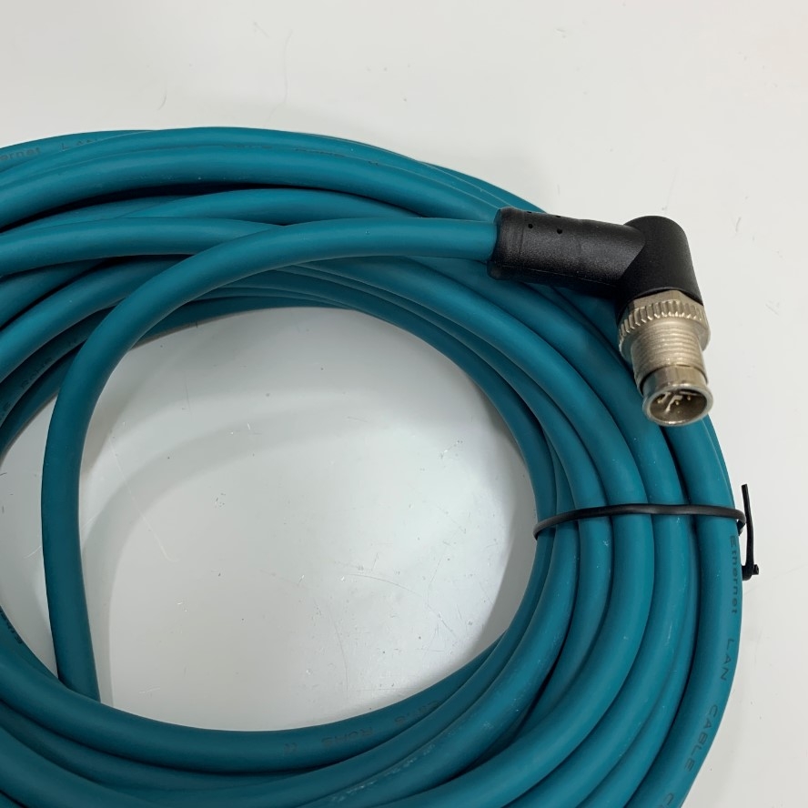 Cáp Right Angle M12 8 Pin Male X-Coded to 8 Core Open End Cable ...