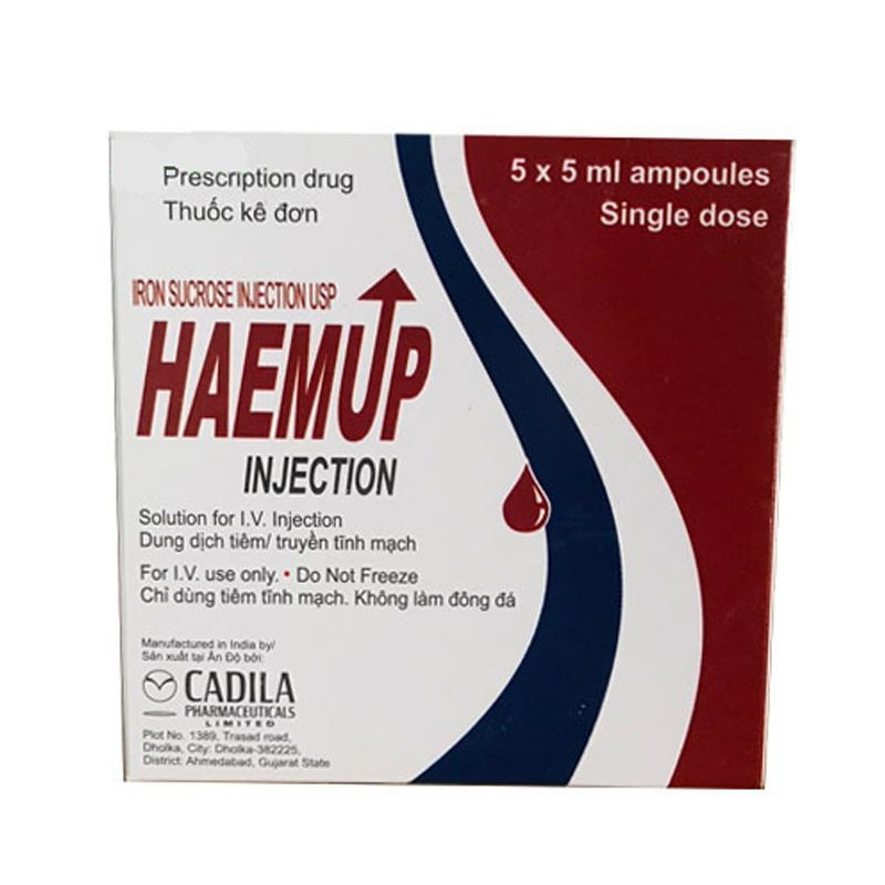 Thuốc Haemup injection hộp 5 ống – Bổ Sung Sắt