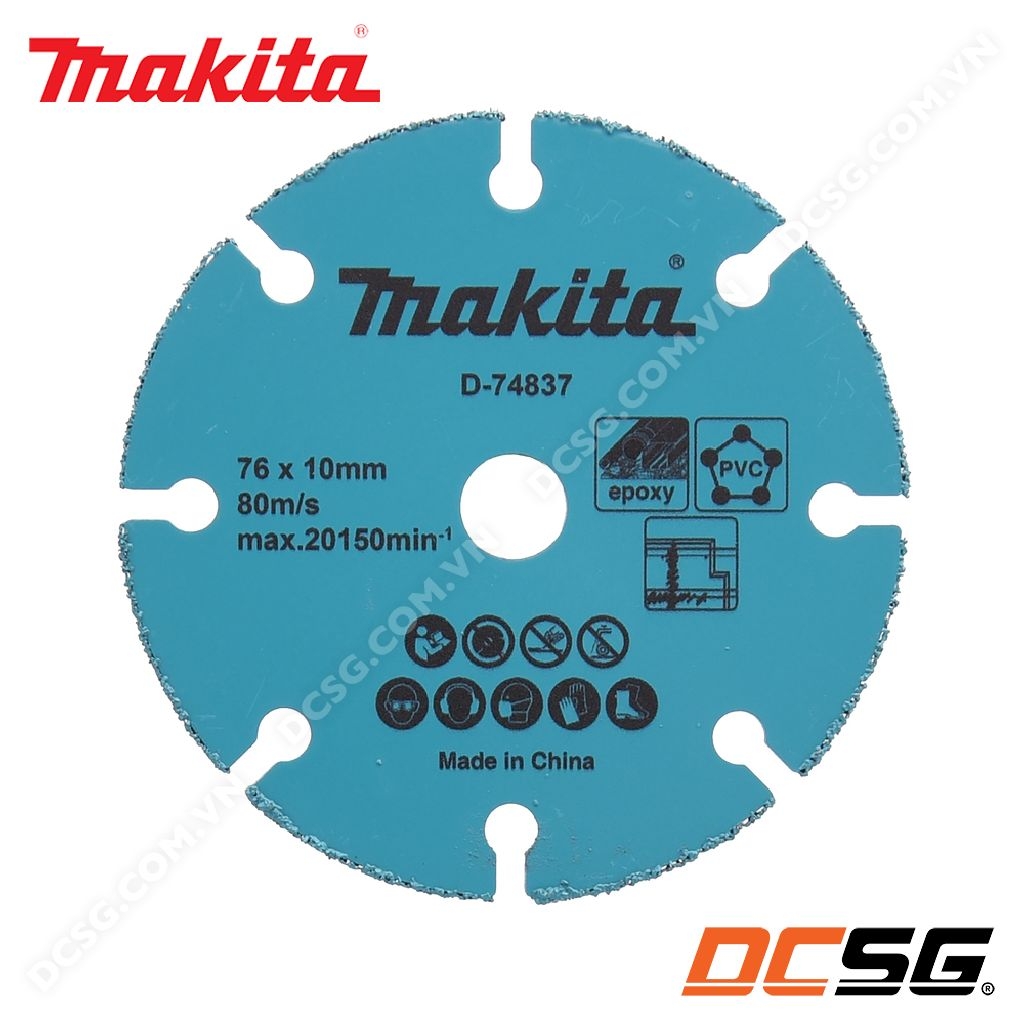 Đĩa cắt đa năng 76x10mm Carbide DMC300 Makita D-78374
