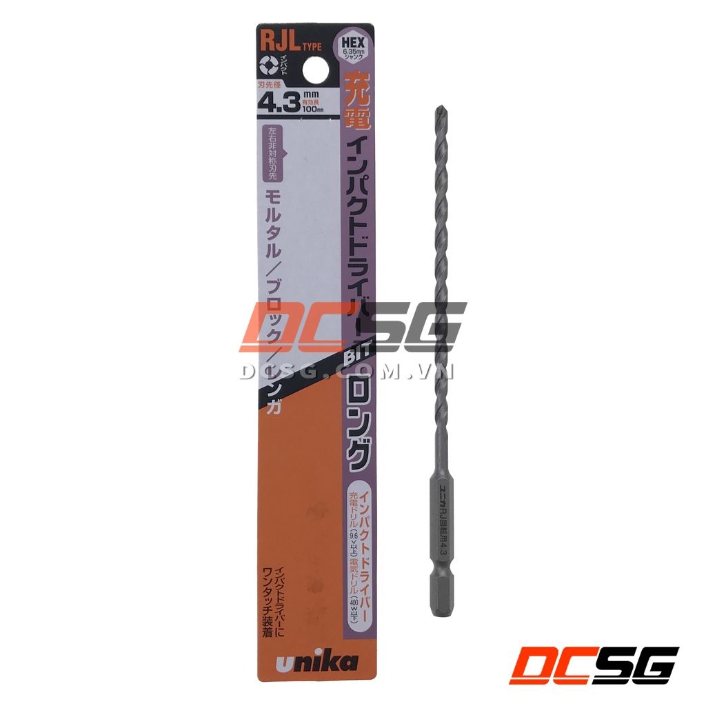 Mũi khoan tường, gạch Unika Japan chân lục giác mã RJ Chính hãng