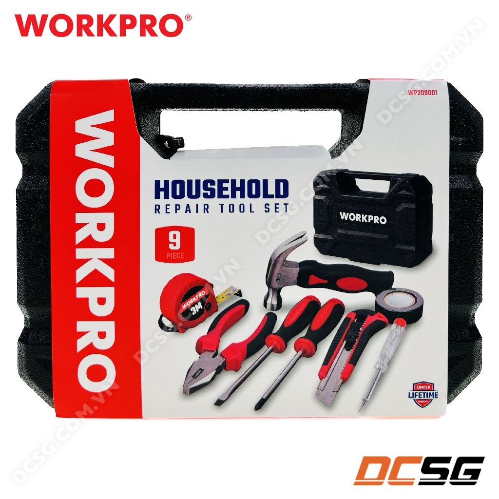 Bộ dụng cụ sửa chữa gia đình 8 món WORKPRO WP209001 Chính hãng