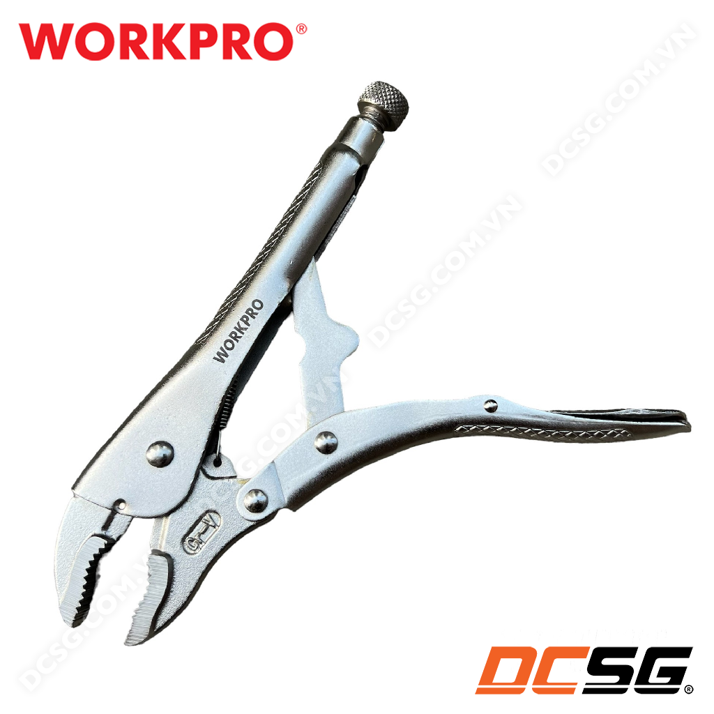 Kìm bấm mỏ cong bằng thép CR-V WORKPRO