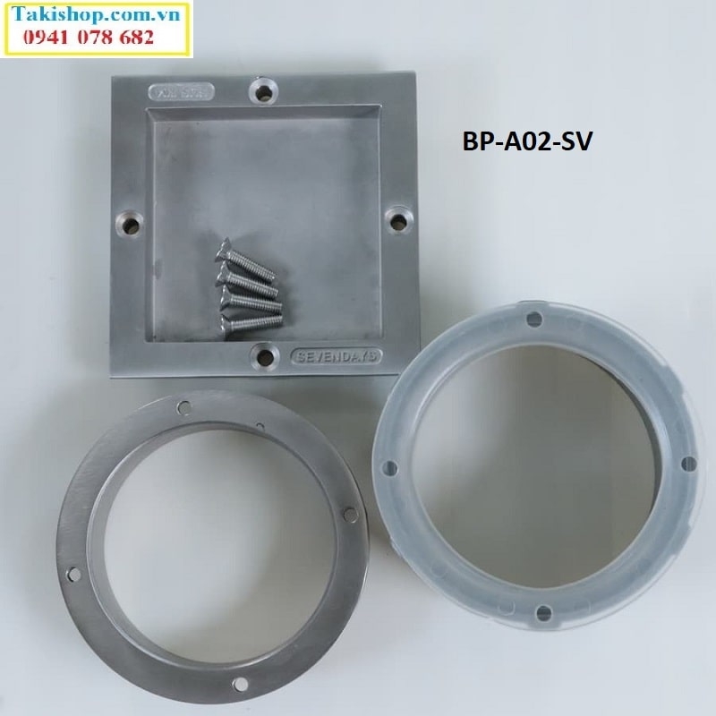 NẮP CHỜ HÚT BỂ PHỐT BP-A02-SV INOX 304 ĐÚC NGUYÊN KHỐI HÃNG SEVENDAYS