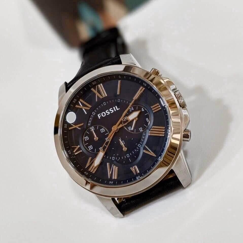 Đồng Hồ Fossil Nam FS4990 Dây Da 44mm Chính Hãng Shop Đồng Hồ Xách Tay