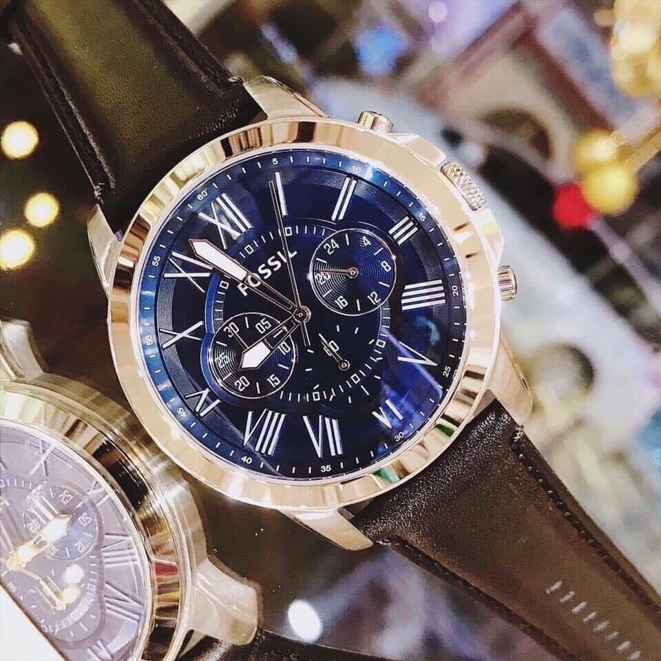 Đồng Hồ Fossil Nam FS4990 Dây Da 44mm Chính Hãng Shop Đồng Hồ Xách Tay