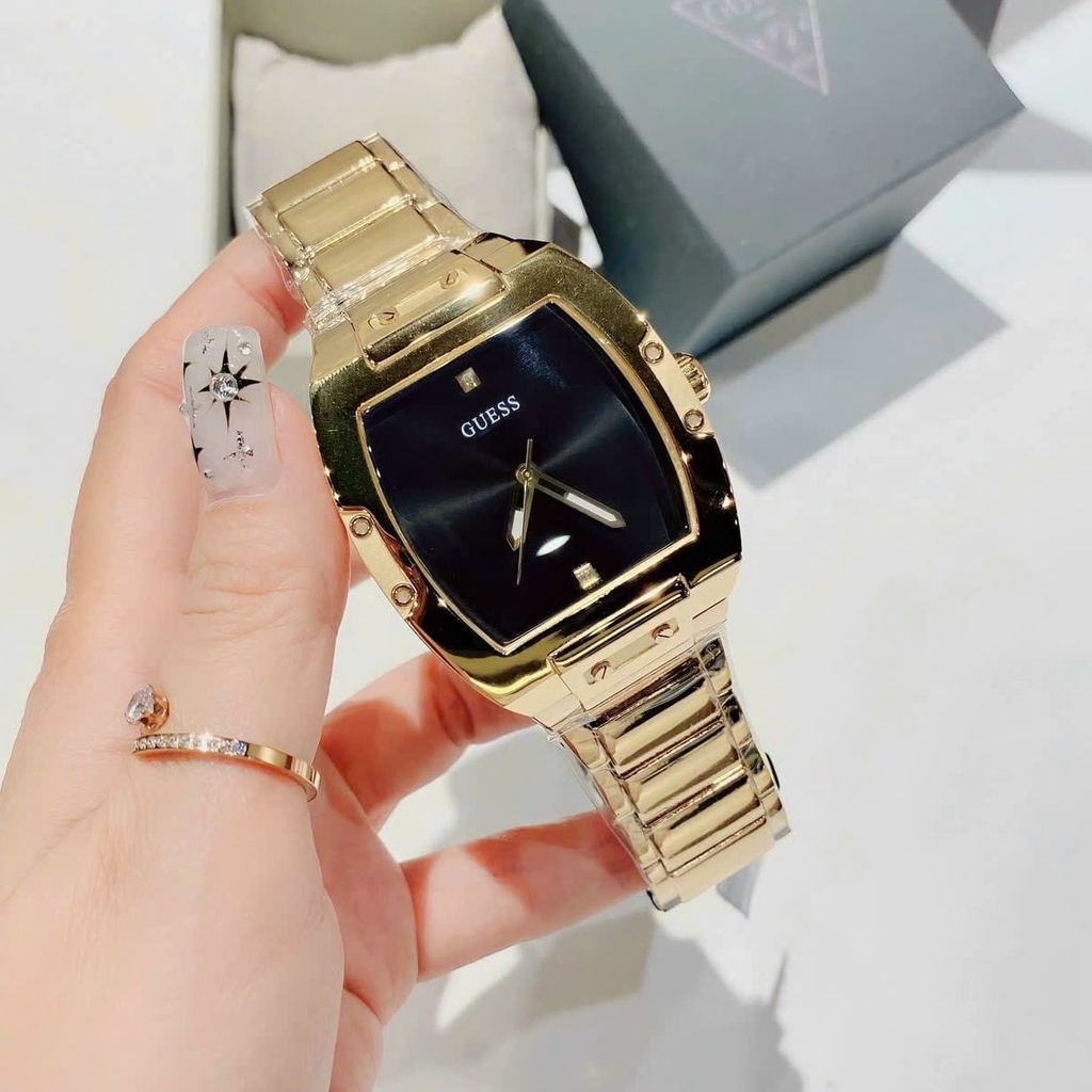 Đồng Hồ Guess Nam Dây Kim Loại Màu Vàng Mặt Đen GW0387G2 Chính Hãng ...