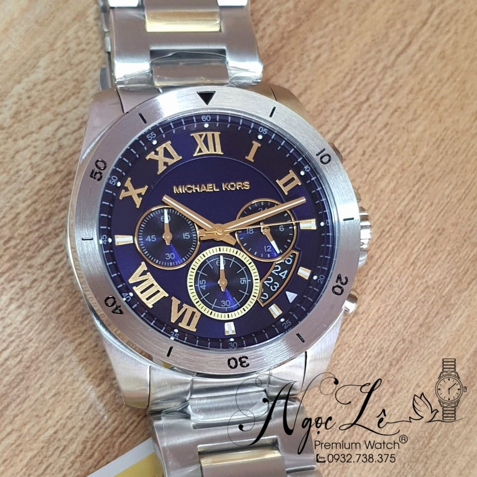 Đồng Hồ Michael Kors MK8437 Nam Chính Hãng Dây Demi Vàng Size 44mm Shop ...