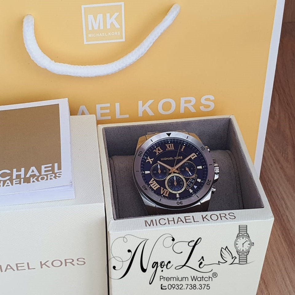 Đồng Hồ Michael Kors MK8437 Nam Chính Hãng Dây Demi Vàng Size 44mm Shop ...