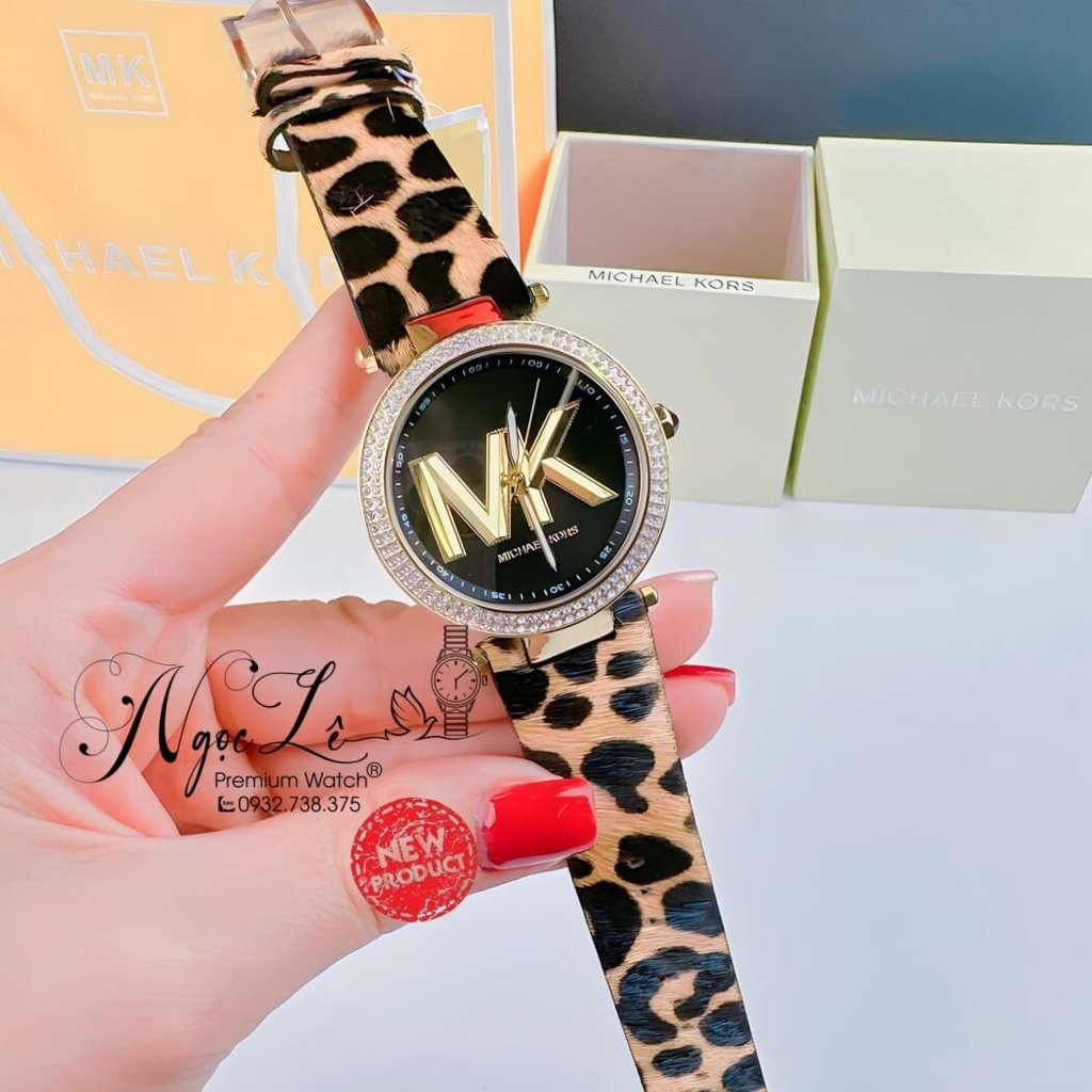 Đồng Hồ Nữ Michael Kors Parker MK4723 Dây Da Beo Đính Đá 39mm Shop Đồng ...