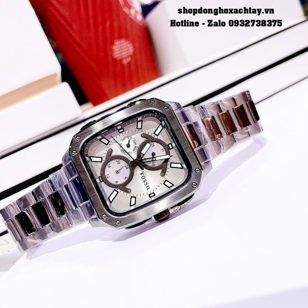 Đồng Hồ Fossil BQ2657 Nam Dây Kim Loại Xám Đen 42mm Shop Đồng Hồ Xách Tay