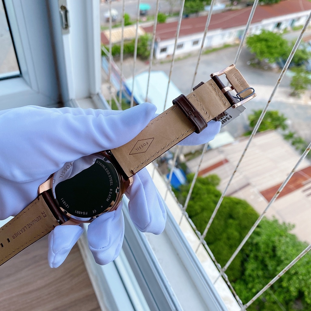 Đồng Hồ Nam Fossil FS4991 Dây Da Chính Hãng 44mm Shop Đồng Hồ Xách Tay