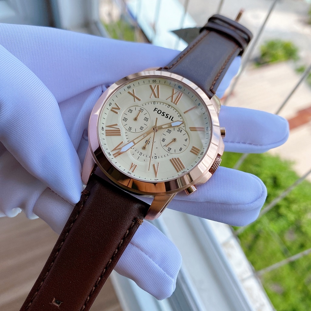 Đồng Hồ Nam Fossil FS4991 Dây Da Chính Hãng 44mm Shop Đồng Hồ Xách Tay