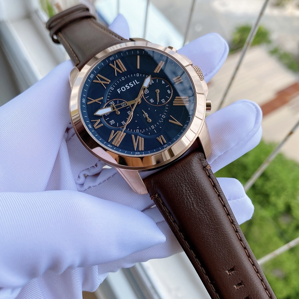 Đồng Hồ Nam Fossil FS5068 Dây Da Chính Hãng 44mm Shop Đồng Hồ Xách Tay