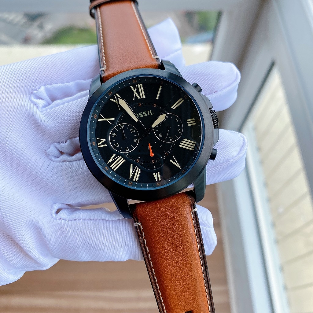 Đồng Hồ Nam Fossil FS5241 Dây Da 44mm Chính Hãng Shop Đồng Hồ Xách Tay