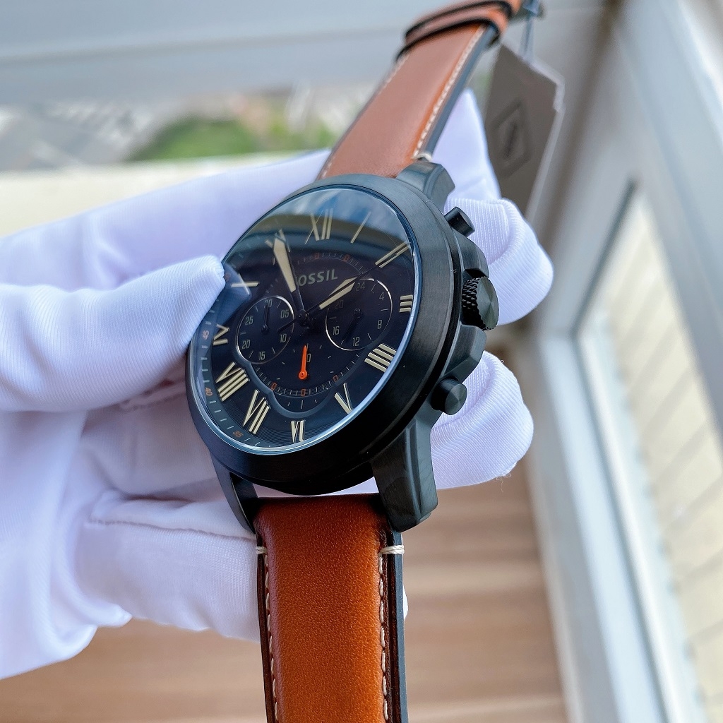 Đồng Hồ Nam Fossil FS5241 Dây Da 44mm Chính Hãng Shop Đồng Hồ Xách Tay