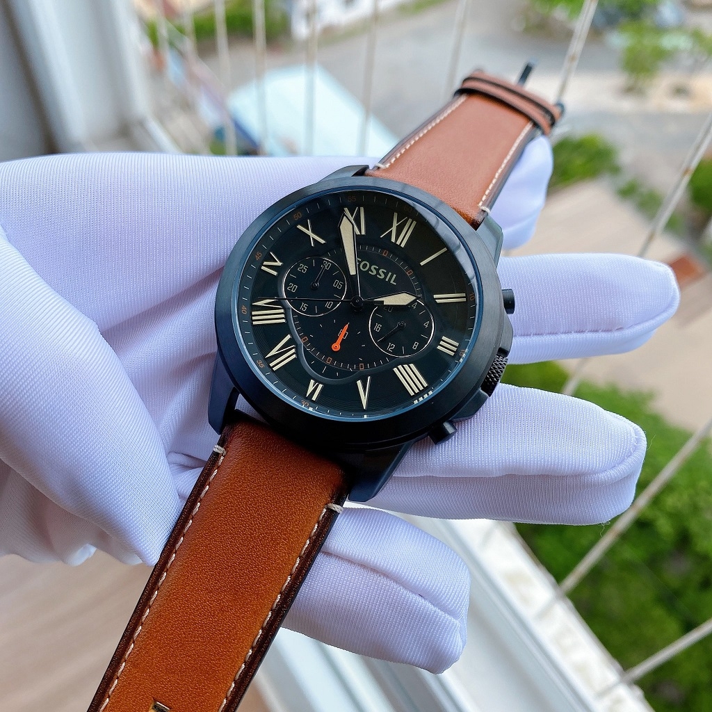 Đồng Hồ Nam Fossil FS5241 Dây Da 44mm Chính Hãng Shop Đồng Hồ Xách Tay