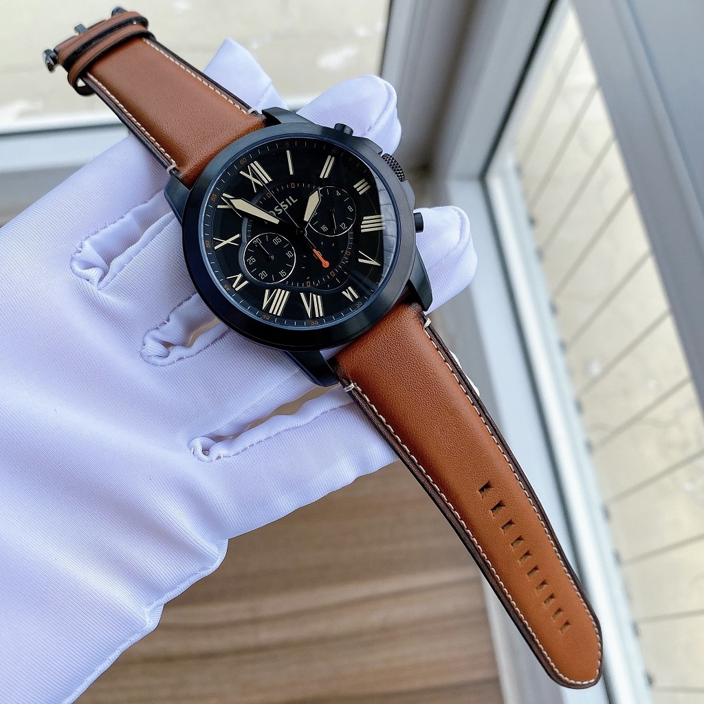 Đồng Hồ Nam Fossil FS5241 Dây Da 44mm Chính Hãng Shop Đồng Hồ Xách Tay