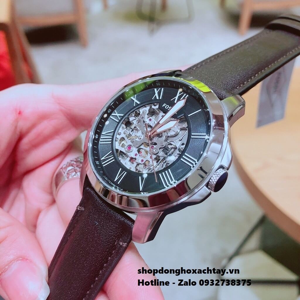 Đồng Hồ Nam Fossil ME3100 Automatic (Tự Động) Dây Da 44mm Chính Hãng ...