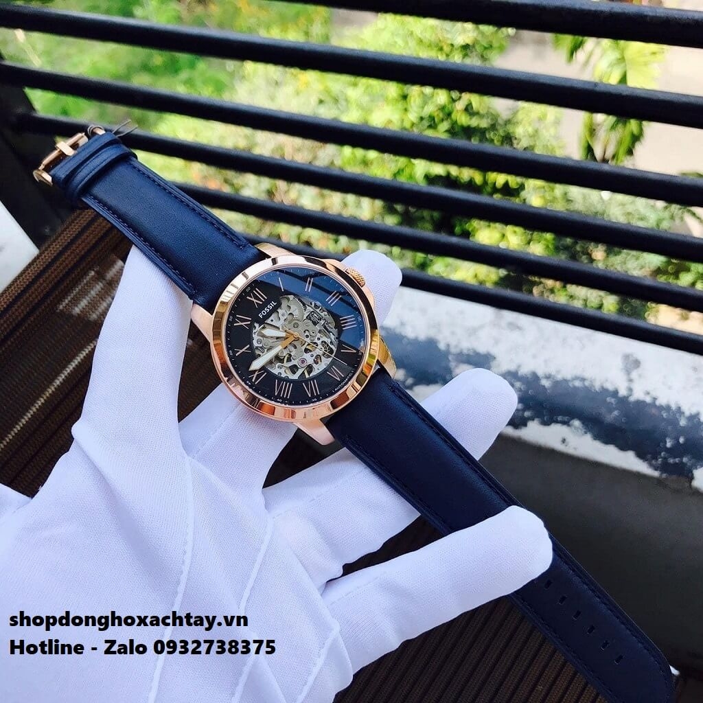Đồng Hồ Nam Fossil ME3102 Automatic (Tự Động) Dây Da 44mm Chính Hãng ...