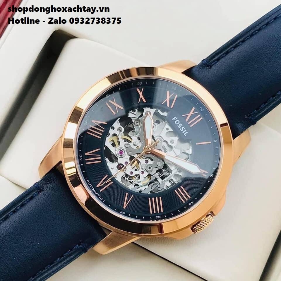 Đồng Hồ Nam Fossil ME3102 Automatic (Tự Động) Dây Da 44mm Chính Hãng ...