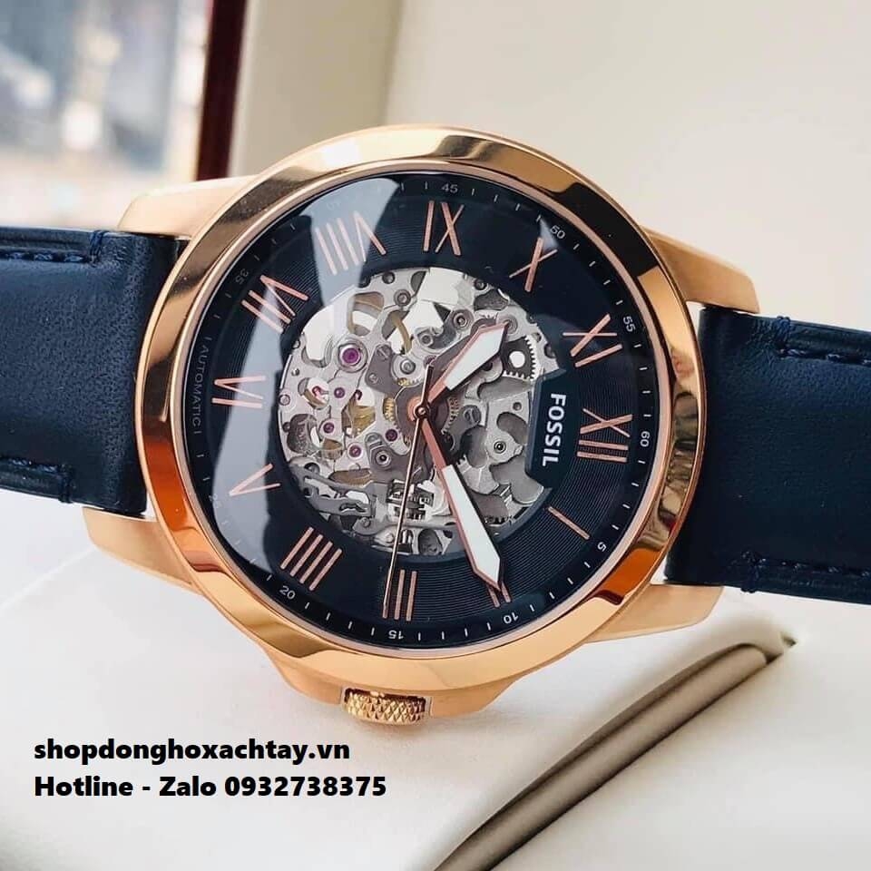 Đồng Hồ Nam Fossil ME3102 Automatic (Tự Động) Dây Da 44mm Chính Hãng ...