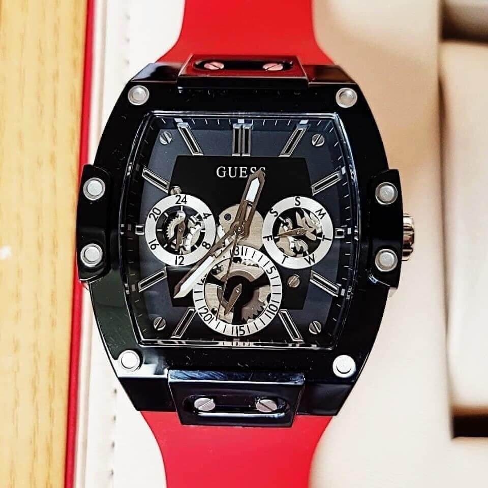 Đồng Hồ Nam Guess GW0203G4 Dây Silicone Đỏ 43x51mm Chính Hãng Shop Đồng ...